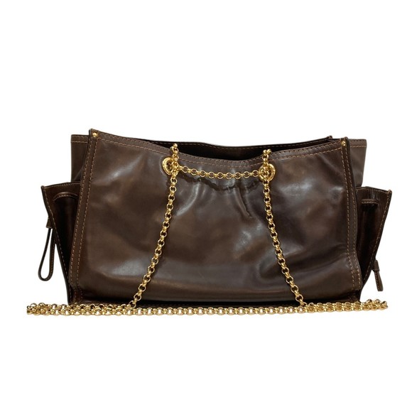 Loewe | Bags | Loewe Brown Bag Chain Tote | Poshmark